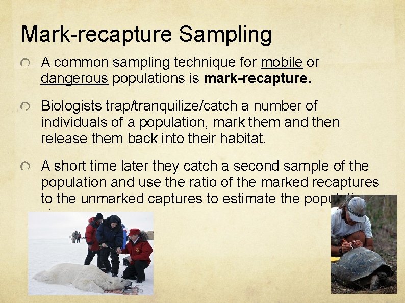 Characteristics of Populations Habitat the place where an