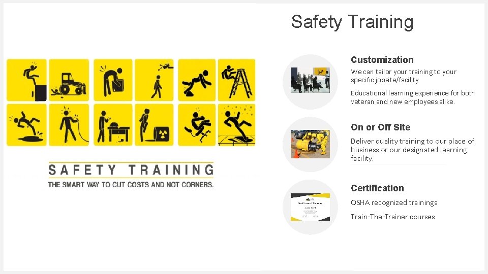 SAFETY TRAINING ZONE Building a Safety Culture Keith