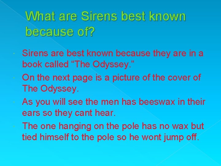 Sirens the bird woman of Greek mythology By