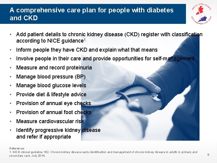 How to involve people with diabetes and CKD