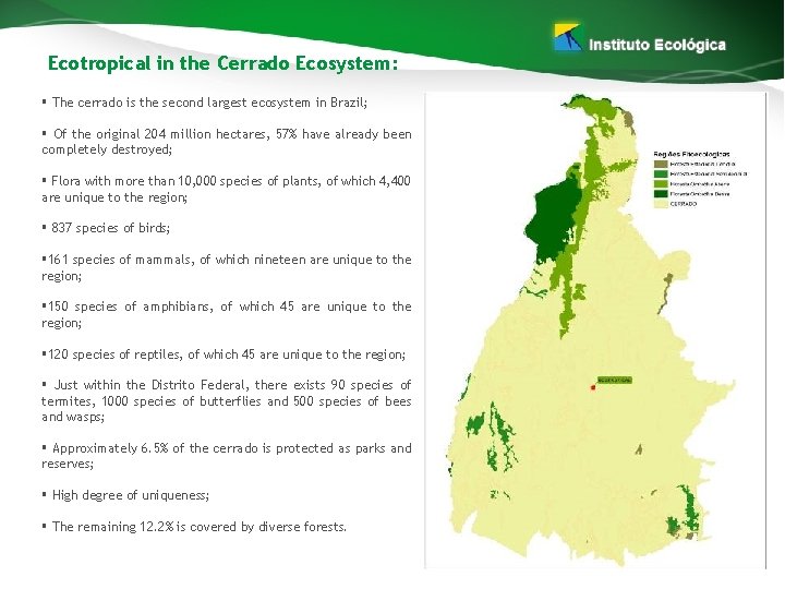 Tropical Biodiversity Research Center Ecotropical Implementation ...