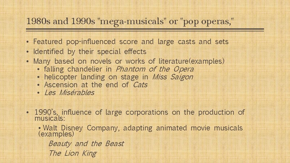 BIRTH OF THE AMERICAN MUSICAL Early American Theatre