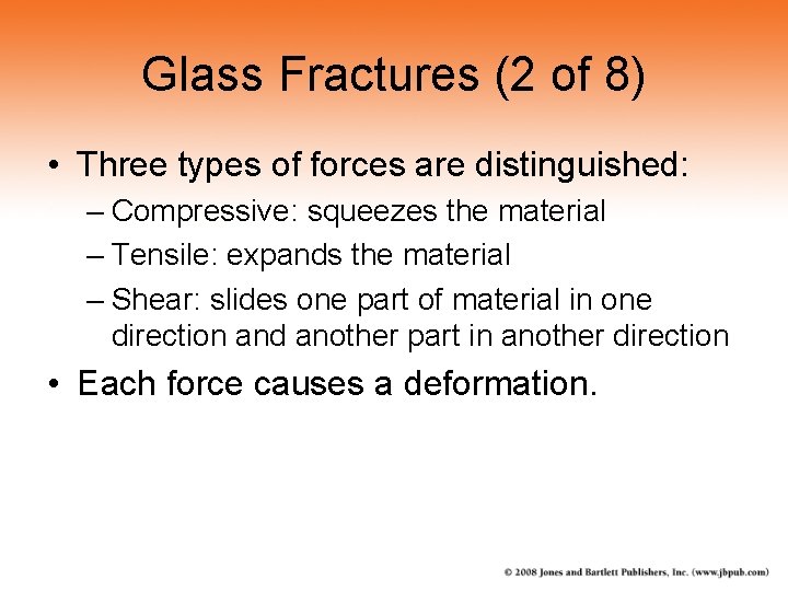 Chapter 5 Forensic Analysis of Glass Objectives Students