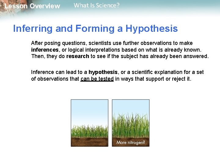 Lesson Overview What Is Science Lesson Overview Chapter