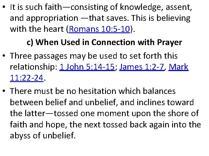 BUILDING OUR FAITH PART 3 THE GREAT DOCTRINES