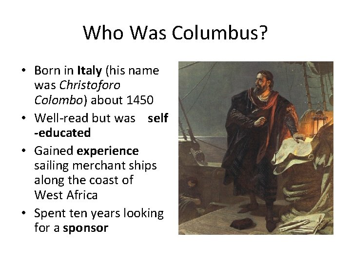 DISCOVERY Day 3 Columbus and First Contact American