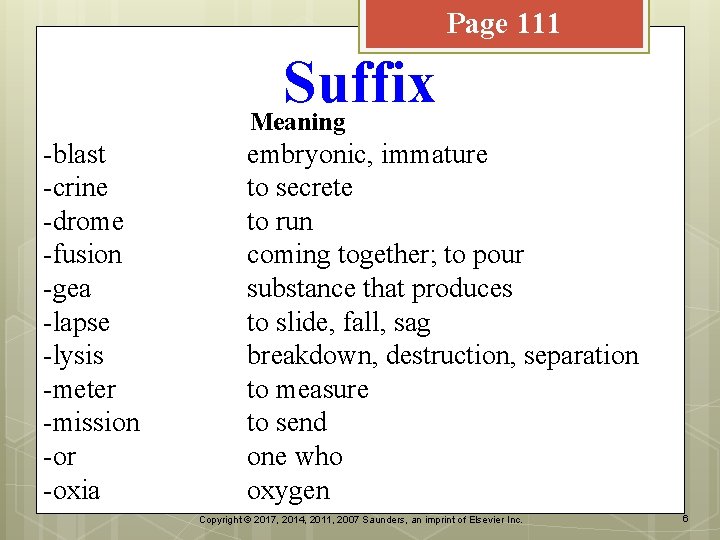 Chapter 4 Objectives v Define basic prefixes used