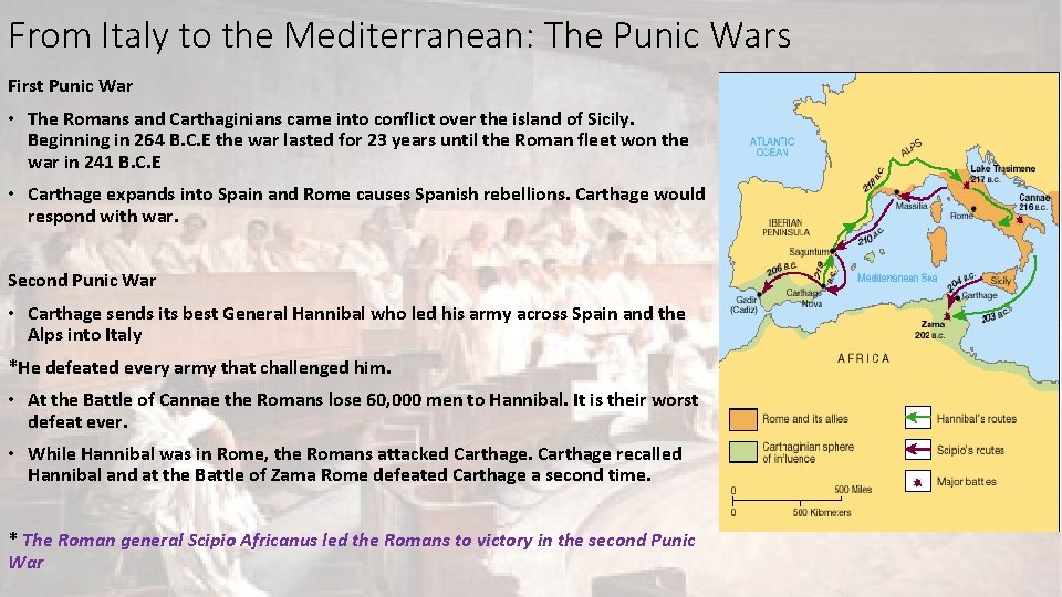 Rome The Mediterranean Republic Rome was settled by