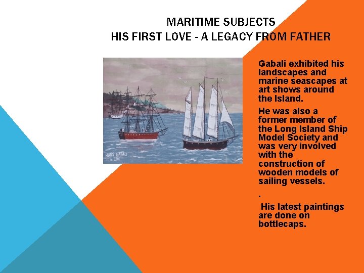 FALL 654 THE MURALS OF HANS GABALI A