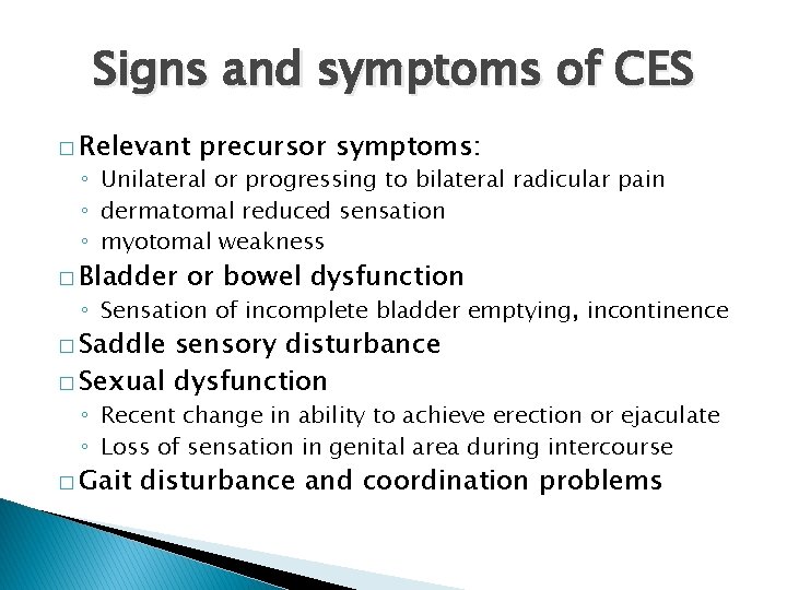 ED Physio teaching BACK PAIN and serious spinal