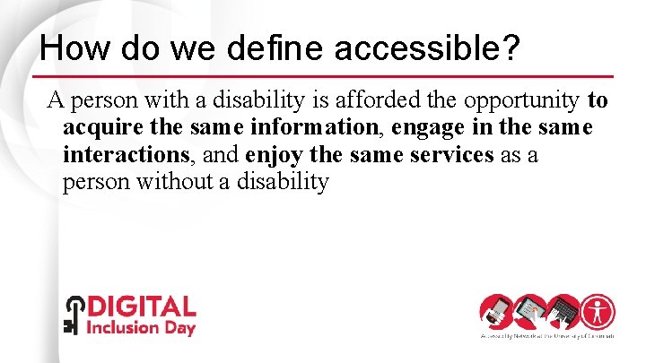 Accessibility 101 Heidi Pettyjohn Amanda Calvert August 2