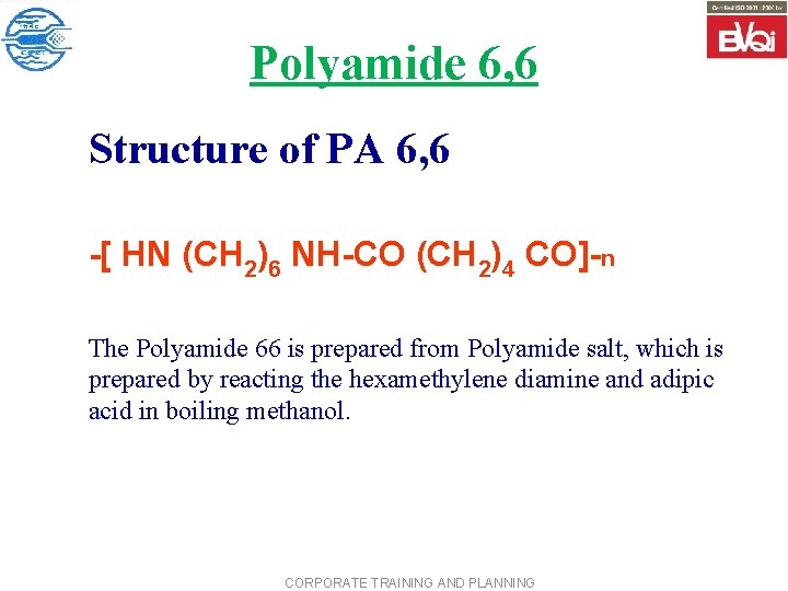 Polyamide 6 Structure of PA 6 HN CH