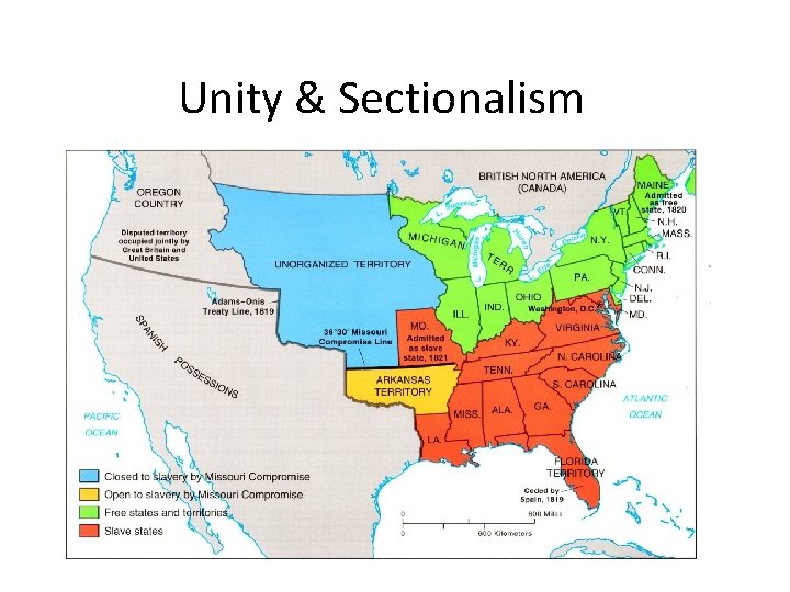 Unity Sectionalism An American Story Following the War