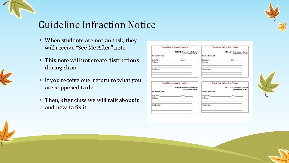 First Day of School Miss Lebers Classroom Procedures