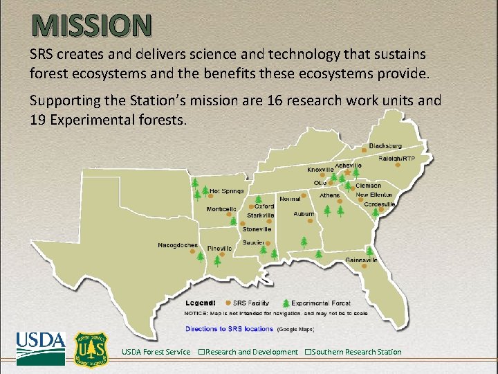 Southern Research Station 200 W T Weaver Blvd