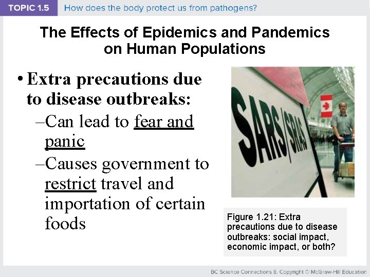 Concept 2 Outbreaks of disease can have an