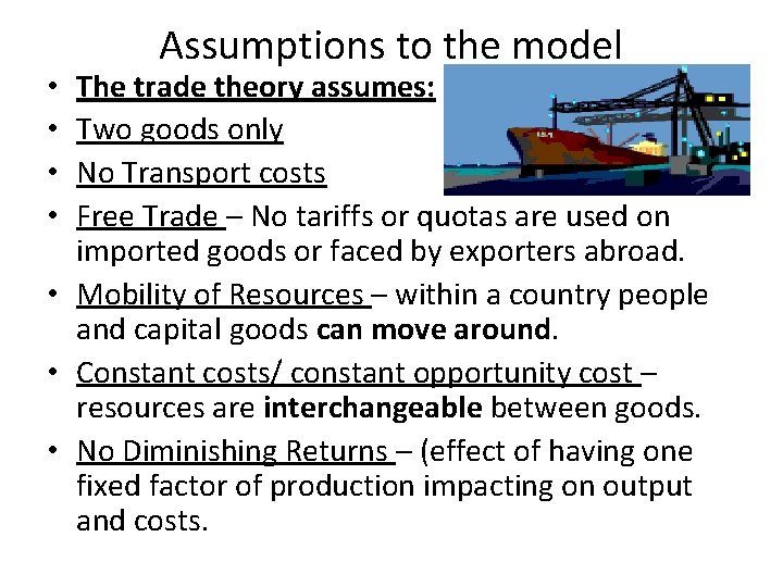 Revision on the PPC Maximum Production Possibilities with