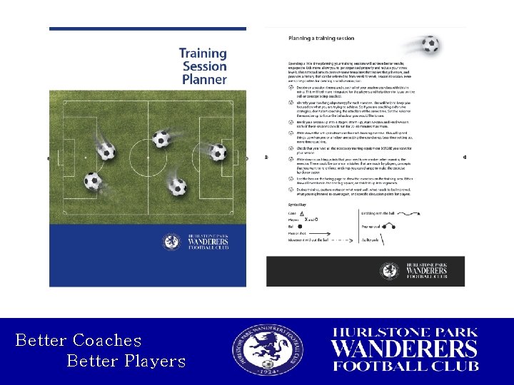 Welcome Coaches Better Players Better Coaches Better Players