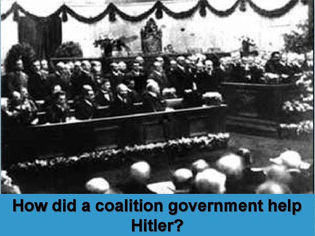 Review Hitler becomes Chancellor 1930 1933 How much