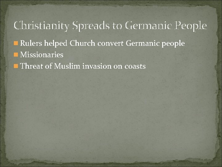 Middle Ages Germanic Kingdoms Unite Under Charlemagne Middle