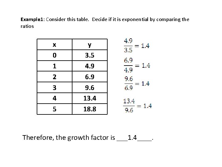 Lesson 5 Exponential Relations May 17 2011 When