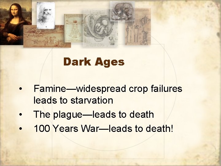 Renaissance SOL WHII 2 Late Medieval Period 1300sAKA