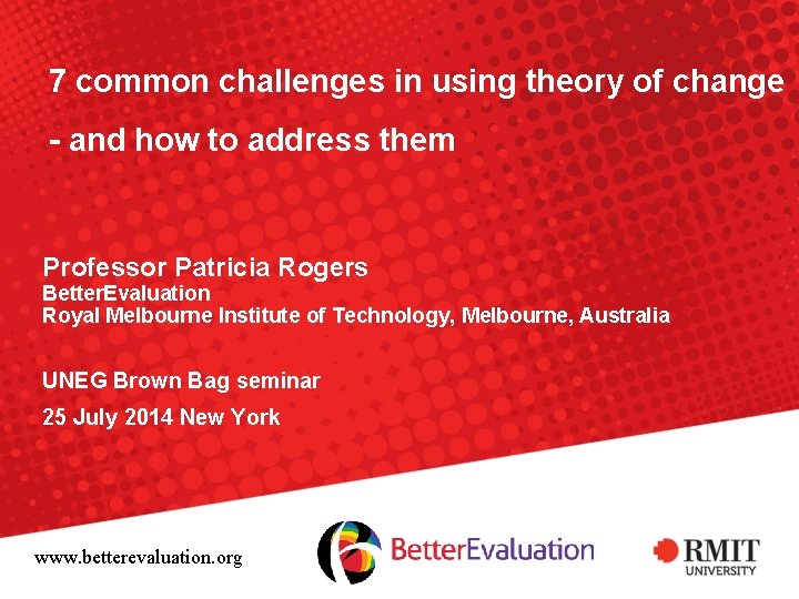 7 common challenges in using theory of change