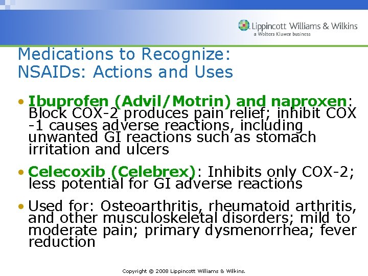 Introductory Clinical Pharmacology Chapter 18 Nonopioid Analgesics ...