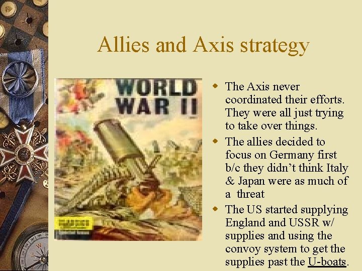 Chapter 20 World War II 1941 1945 Allies