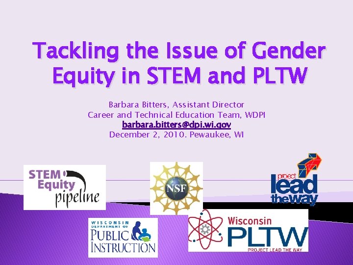 Tackling the Issue of Gender Equity in STEM