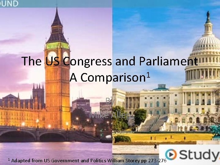 The US Congress and Parliament A Comparison 1