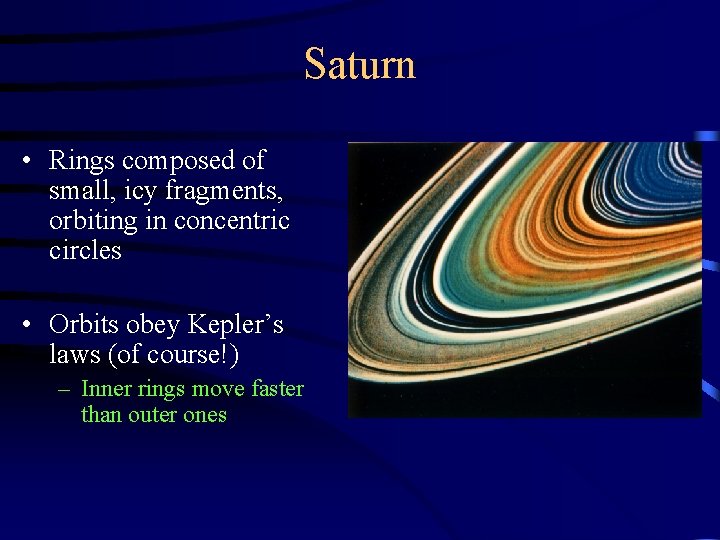 The Jovian Planets Saturn Jupiter Uranus Neptune Comparison