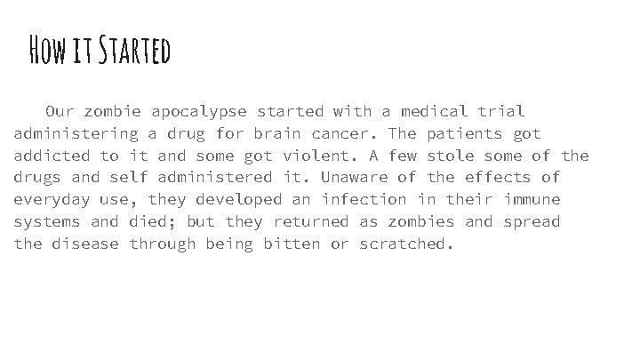 Survival Guide to the Zombie Apocalypse By Rachel
