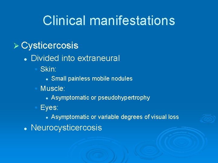 Taenia Solium Cysticercosis Dr I Burger Dept Neurology