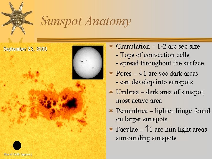 Sunspots Solar Cycle and Observing the Sun What