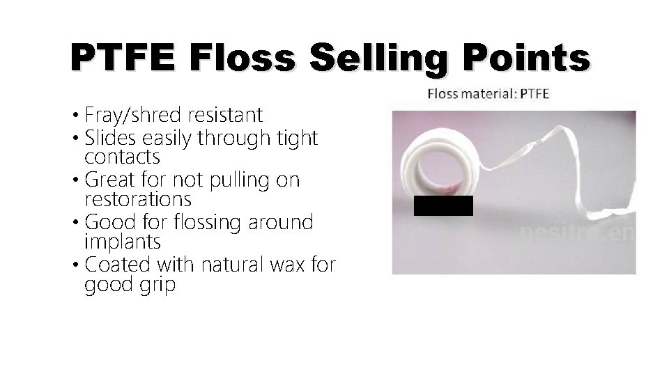 Nylon Floss Vs Polytetrafluoroethylene Floss By Stefanie Mc