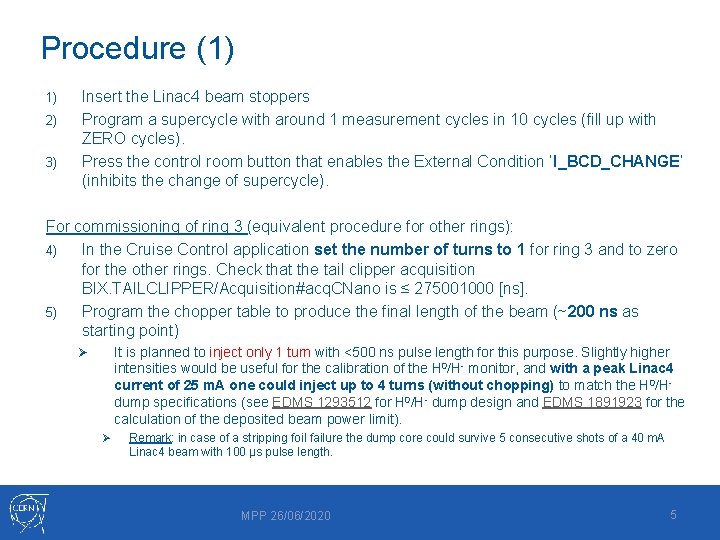 Injection of the Linac 4 H beam without