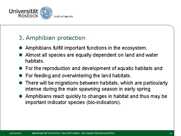 Biodiversity and Environmental protection in highway planning and