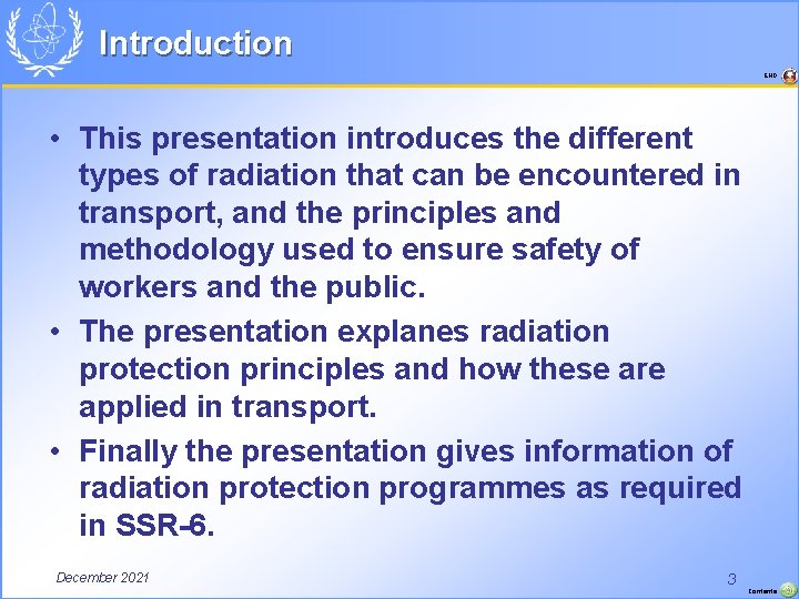 Radiation Protection L03 Objectives END To understand The