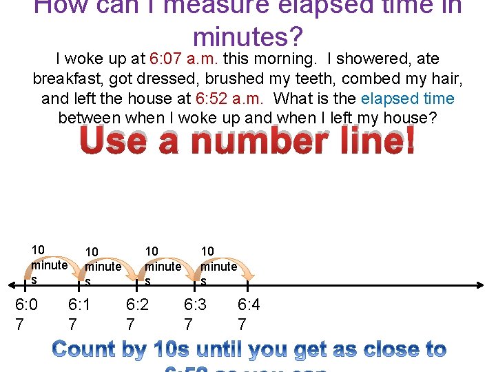 Measure Time Intervals How can I measure elapsed