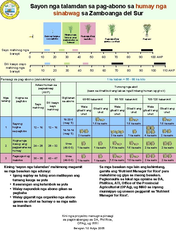 Sayon nga talamdan sa pagabono sa humay nga