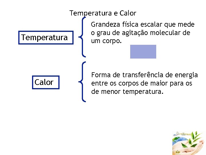 Termologia Calorimetria Termodinmica Temperatura e Calor Temperatura Calor