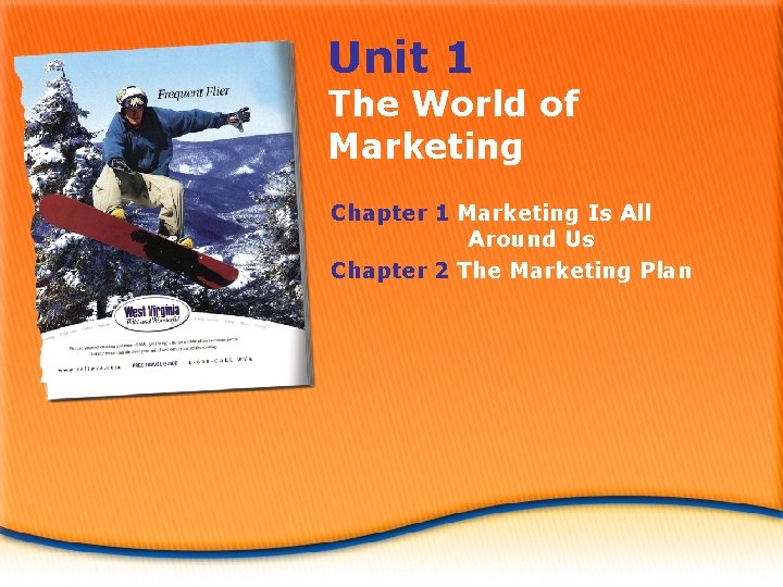 Unit 1 The World of Marketing Chapter 1