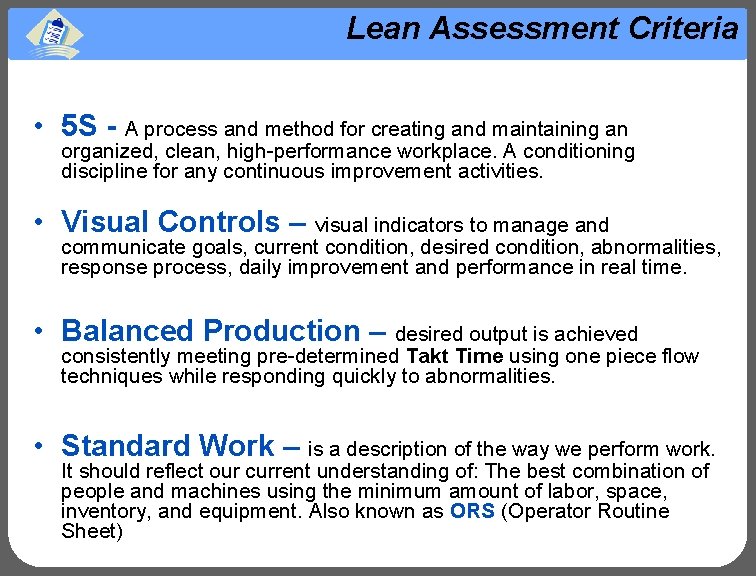 Lean Sigma Managing Daily Improvement Radar Template Lean