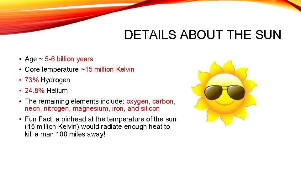 LIFE CYCLE OF STARS LT SWBAT identify the