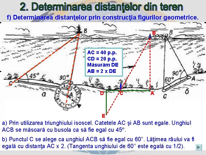 CATEDRA MILITAR UTM Instrucia focului Tema Determinarea distanelor