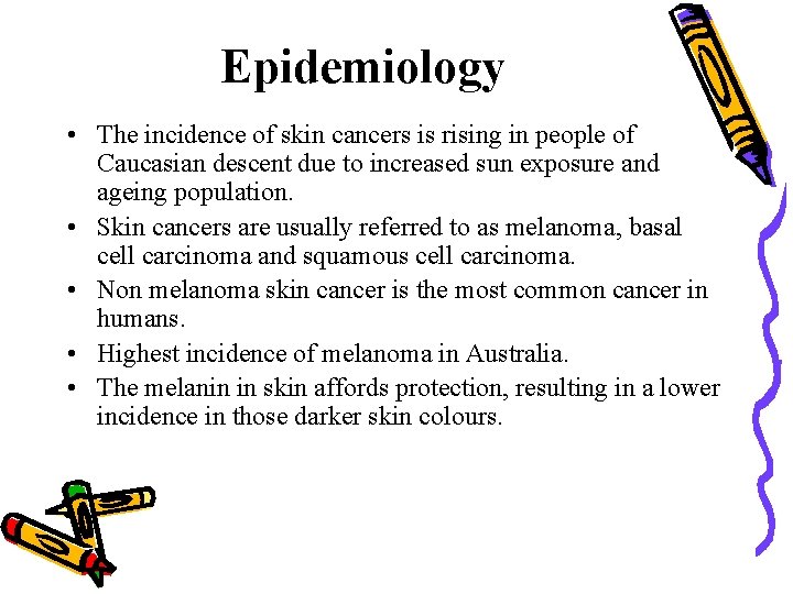 Skin cancer Melanoma Precancerous diseases Odessa National medical