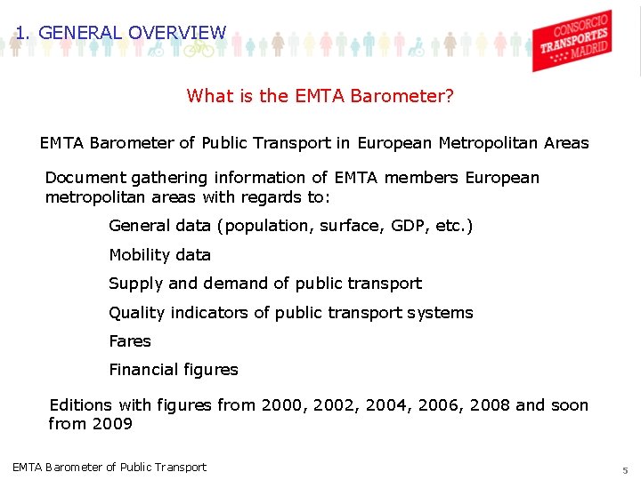 Movilidad sostenible 1 EMTA BAROMETER OF PUBLIC TRANSPORT