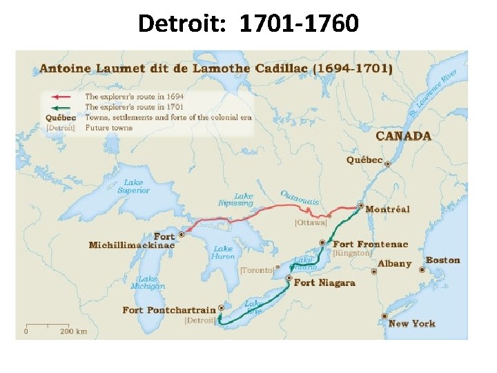 Detroit The Early Years The French Years 1701