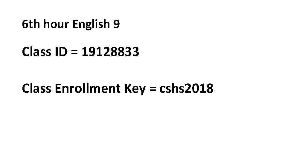 Bell Work Monday September 17 Log in to